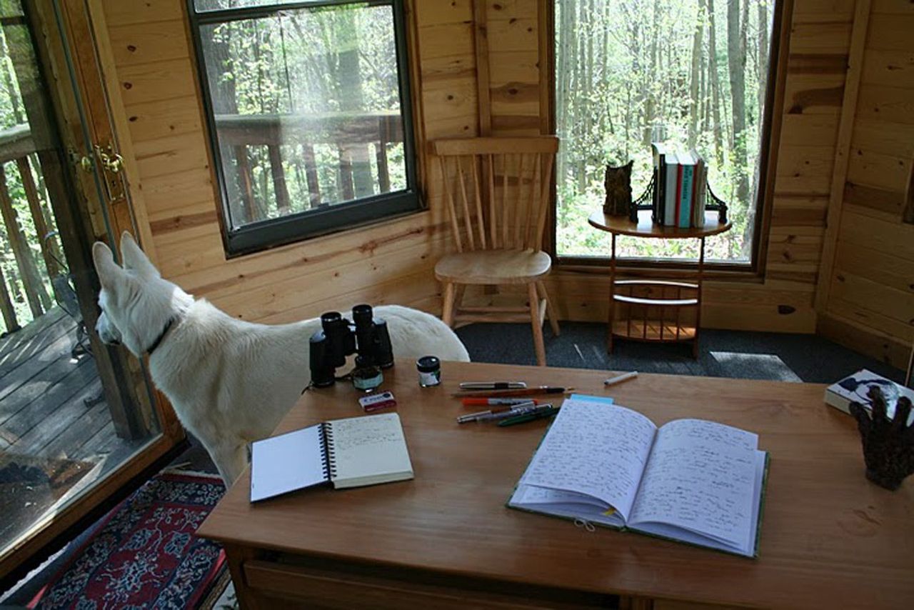 Where writers write: Photos of famous writers’ writing rooms